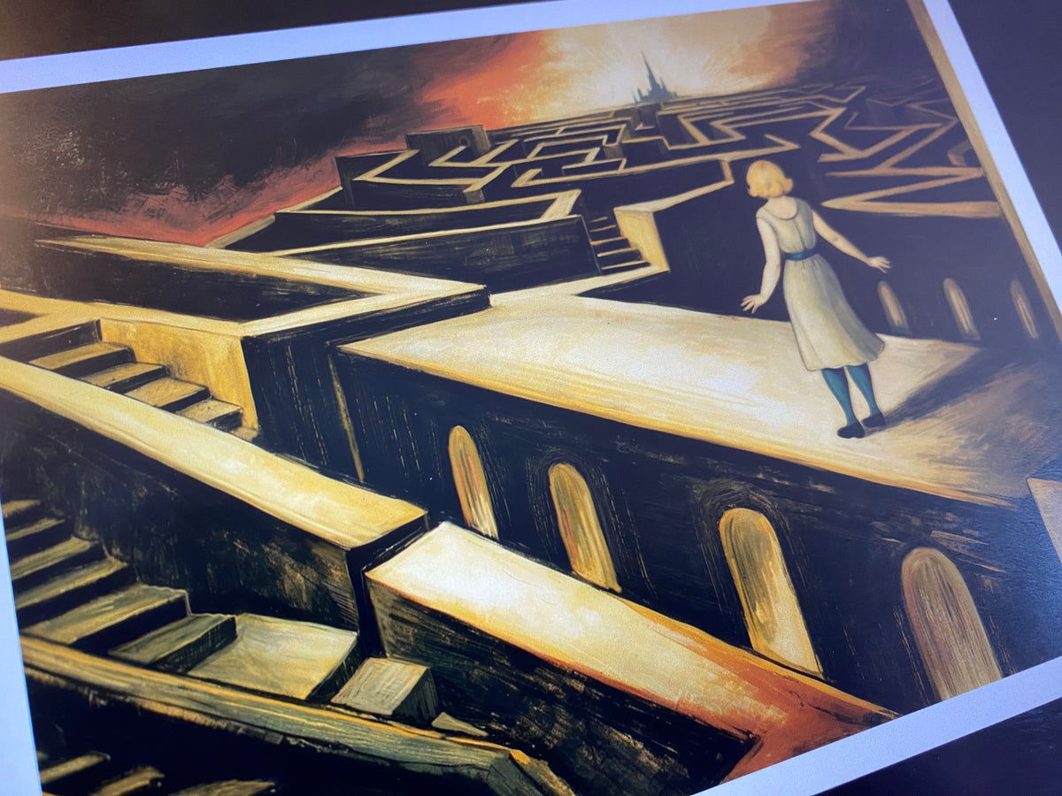 The Labyrinth- Gallery Edition HQ Giclee – Deviant Moon Inc