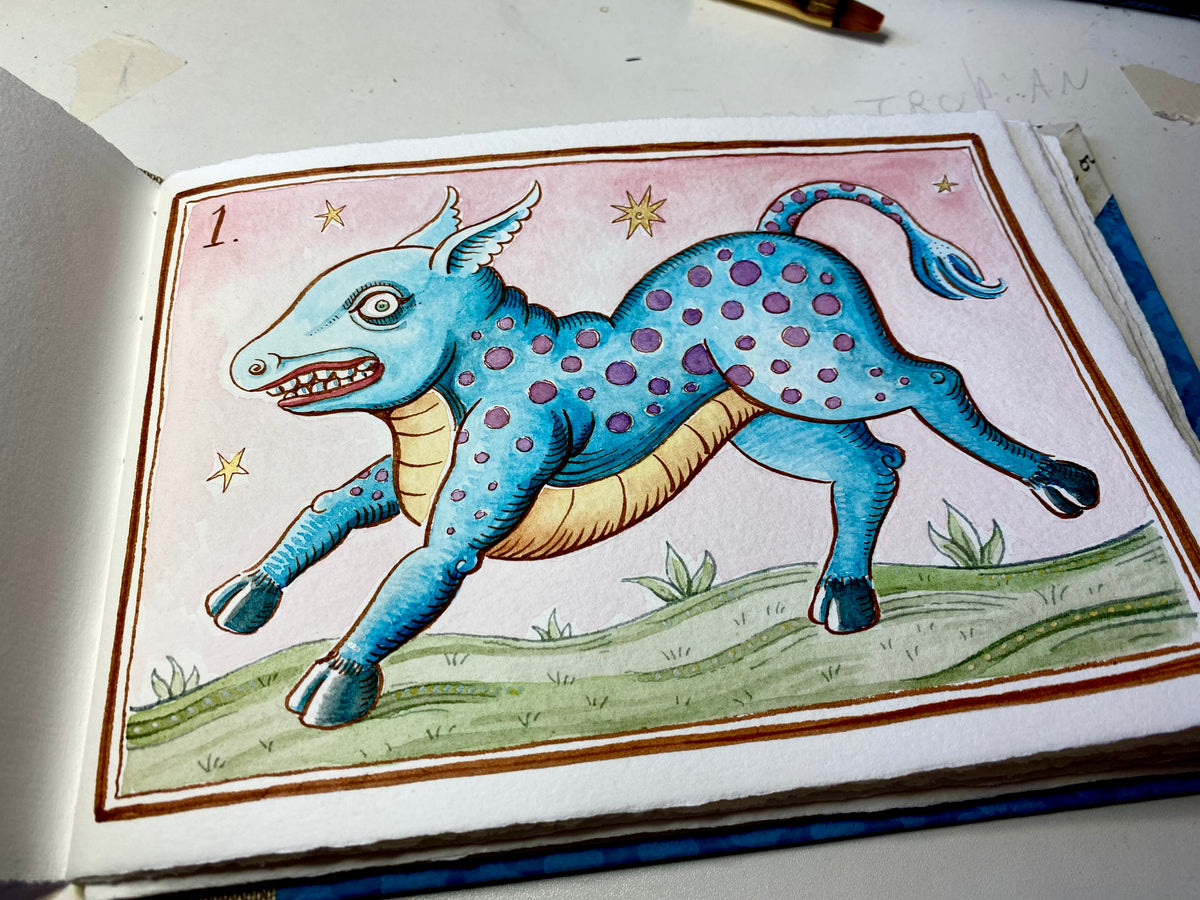 BEASTIES Coloring Book – Deviant Moon Inc