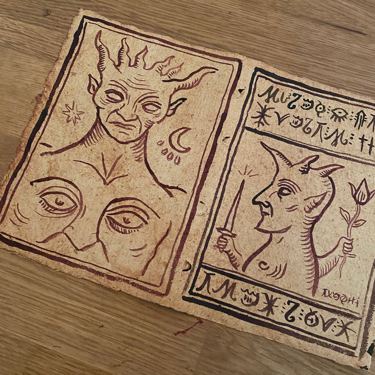 Spell Sheet Book Centerfold 4 – Deviant Moon Inc
