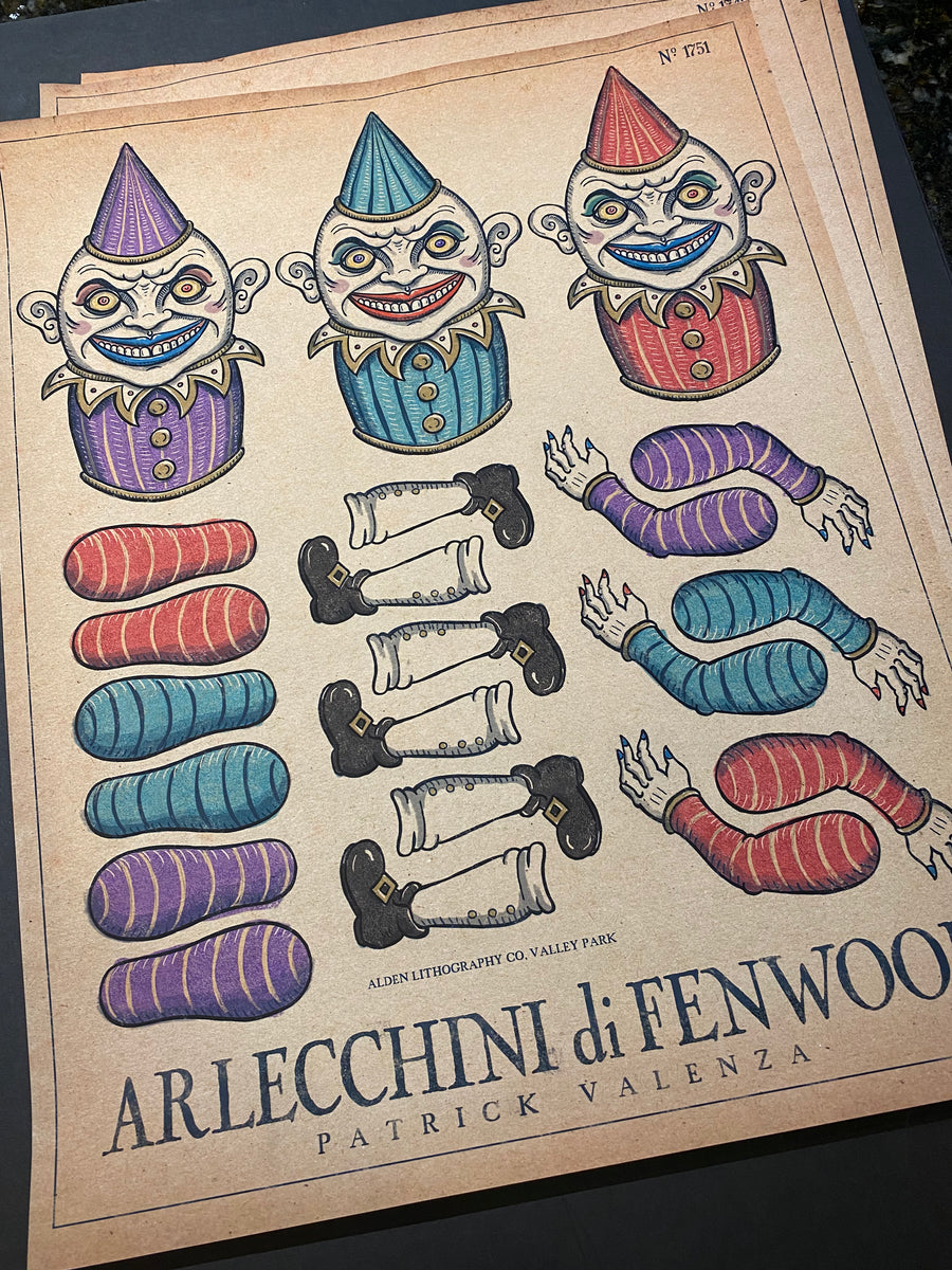 “Otto”-Paper Puppet (13x16 in) – Deviant Moon Inc