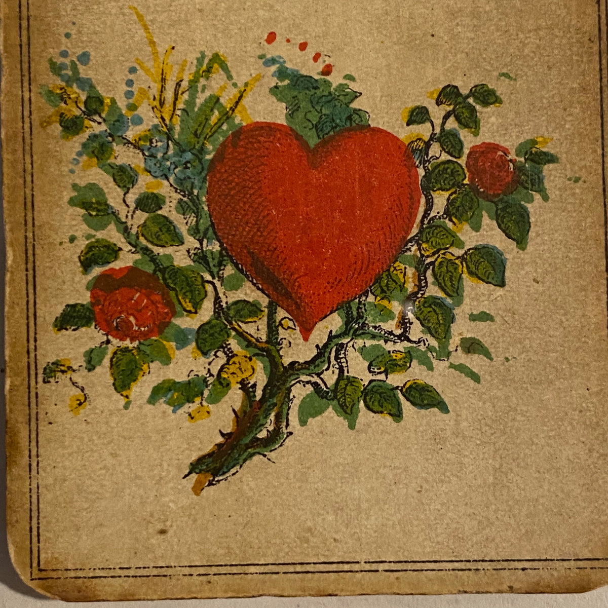 “The Heart” Authentic Stralsunder Lenormand c 1890 – Deviant Moon Inc