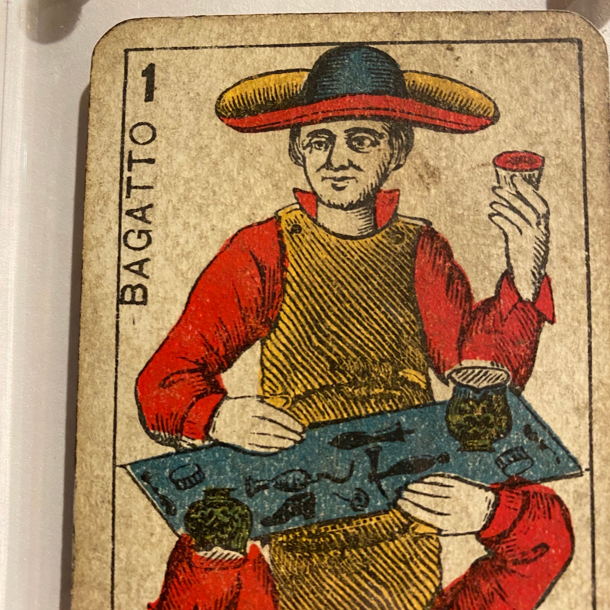 “The Magician”-Authentic Antique Tarot Card 1930 – Deviant Moon Inc