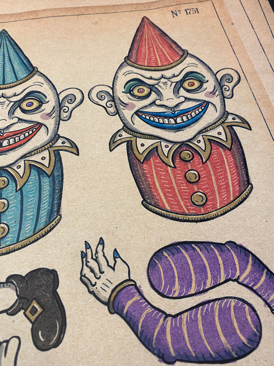 “Otto”-Paper Puppet (13x16 in) – Deviant Moon Inc