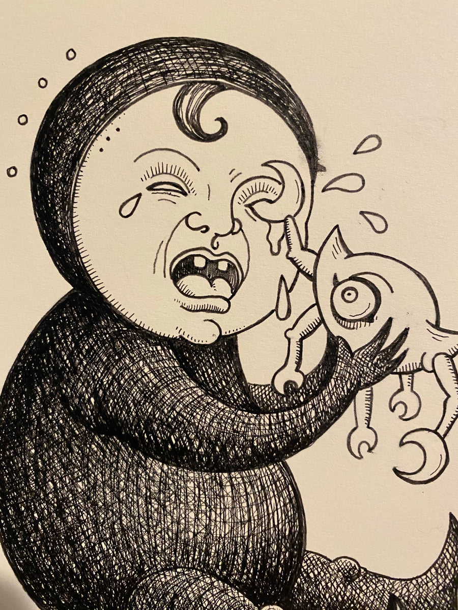 “Playthings” Original Ink Drawing. Abandoned Oracle (Signed) – Deviant ...